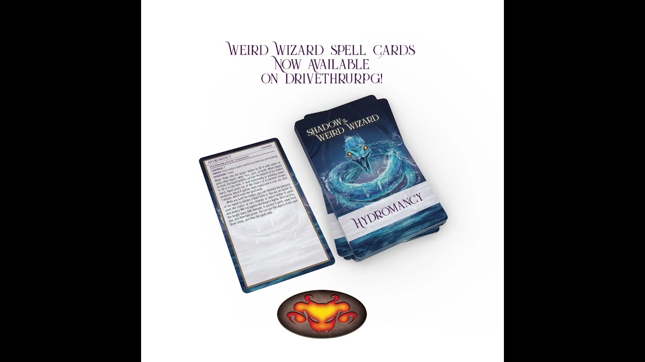 Weird Wizard Spell Cards - Schwalb Entertainment